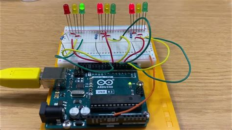 3 Way Traffic Light Controller Arduino Project Youtube