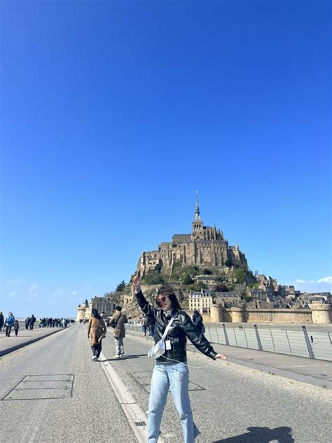 프랑스🇫🇷 모녀여행 3 2 파리 근교 몽생미셸 투어 파파윤 Papayoon 몽생미셸 야경 안보는 투어 네이버 블로그