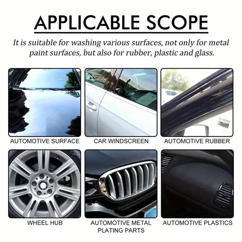 집중 세차 액체 자동차 청소 페인트 코팅 타이어 림 오염 제거 다기능 청소제 Temu Republic Of Korea