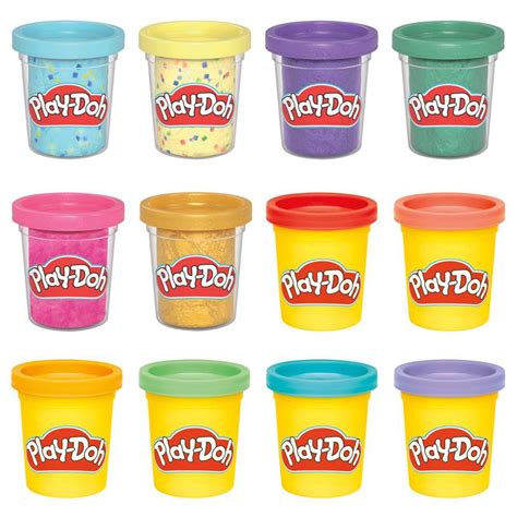 Play Doh 12 Pack Assorted Celebration Compound Arts And Crafts Toys
