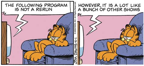 Not A Rerun But A Carbon Copy R2panelgarfield