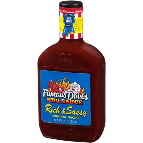 Famous Daves Bbq Sauce Rich And Sassy Hy Vee Aisles Online Grocery Shopping