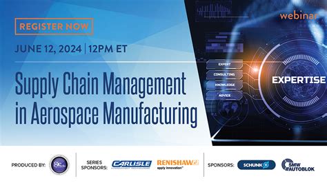 Secure Your Seat Supply Chain Management In Aerospace Manufacturing Webinar Defense And Munitions