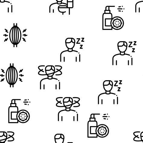 Flu Symptoms Medical Seamless Pattern Vector 17387926 Vector Art At Vecteezy