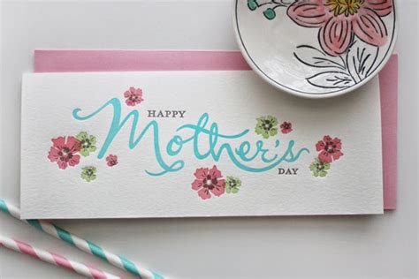 20 Letterpress Mothers Day Card Ideas Youll Love Jayce O Yesta