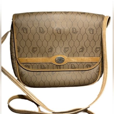 Dior Bags Vintage Honeycomb Christian Dior Crossbody Bag Poshmark