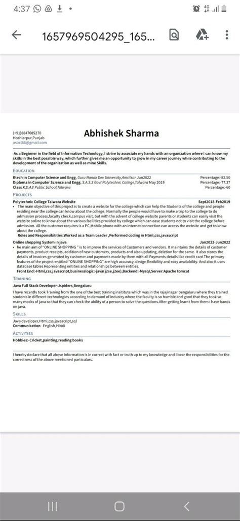 Monika Bhatia On Linkedin Hi Connections One Of My Friend Is Looking For A Job In Java Please