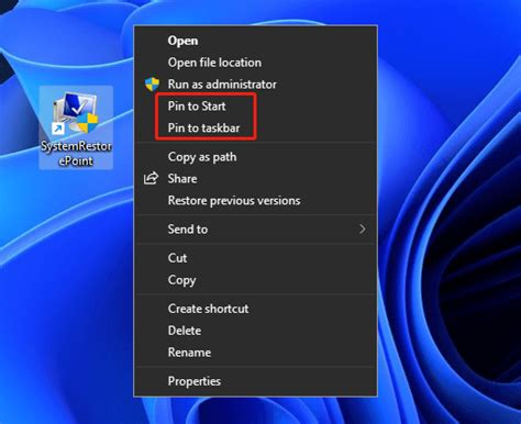 3 Ways To Set Up Create Restore Point Shortcuts On Windows 11