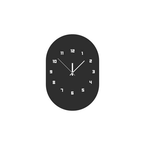Premium Vector Realistic Circle Shaped Analog Clock