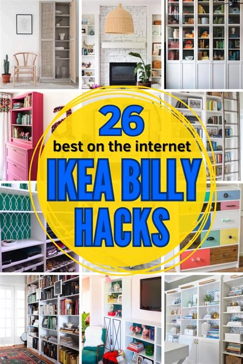 30 Brilliant Ikea Billy Bookcase Hacks To Maximize Space In 2025 Ikea Billy Bookcase Hack