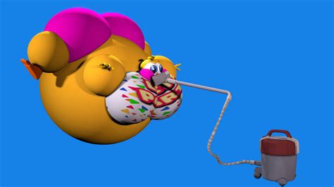 Fnaf Toy Chica Vacuum Inflation By Trent145 On Deviantart