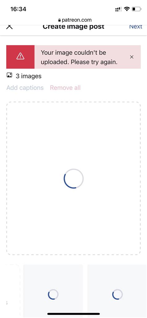 Does Anyone Know A Fix For This Now I Cant Post Neither Pics Nor Videos R Patreon