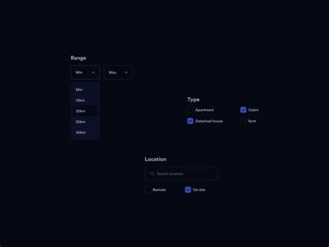 Dropdown Designs Created By Ui Desgn Daily