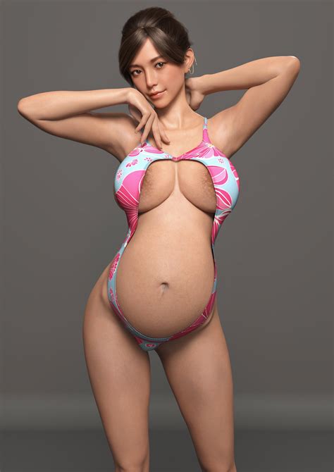 Rule 34 1girls 3d Baritatsu Big Breasts Female Female Only Huge Belly