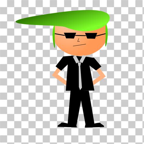 Free Svg Green Haired Dude Nohat Cc
