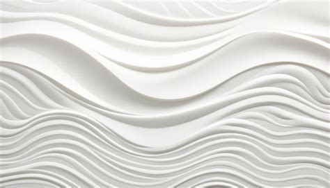 Abstract Wave Pattern Design On Striped Wallpaper Backdrop Generated By