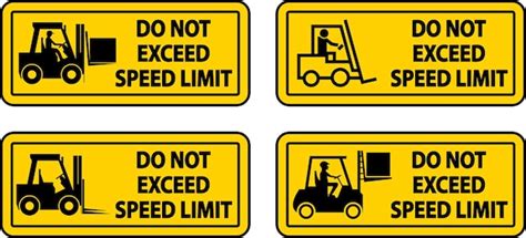 Premium Vector Do Not Exceed Speed Limit Label Sign On White Background