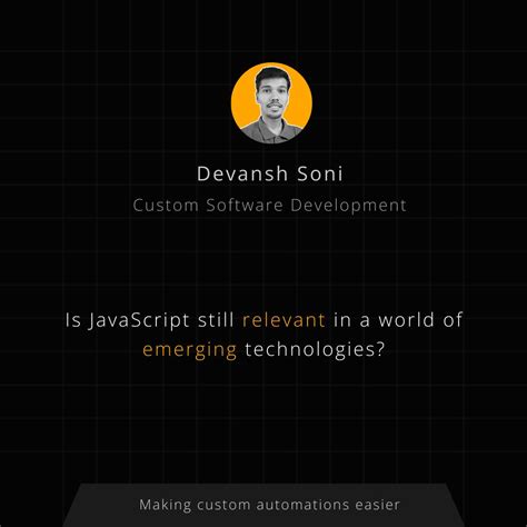 Devansh Soni On Linkedin Javascript Webdevelopment Futureoftech