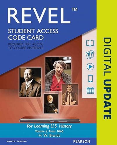 Revel Access Code For Learning Us History Semester 2 Brands Revel For Learning Us History