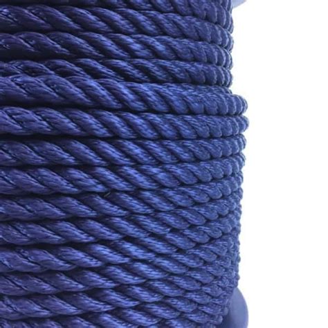 50mm Synthetic Navy Blue Rope By The Metre Ropeservices Uk