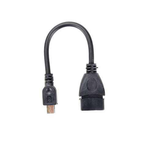 Dualcomp Cabo Usb A F Mea Otg X Usb Micro Pinos Cm