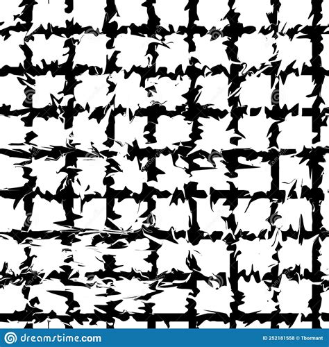 Graphic Square Wave Pattern Vector Seamless Pattern Modern Stylish Texture Abstract Grid