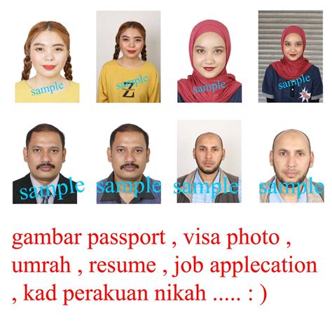 Background Gambar Passport Kahwin Wanita Ajar Buat Gambar Pasport