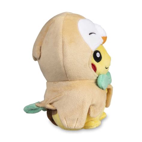 Rowlet Cape Pikachu Poké Plush 7 In Pokémon Center Official Site