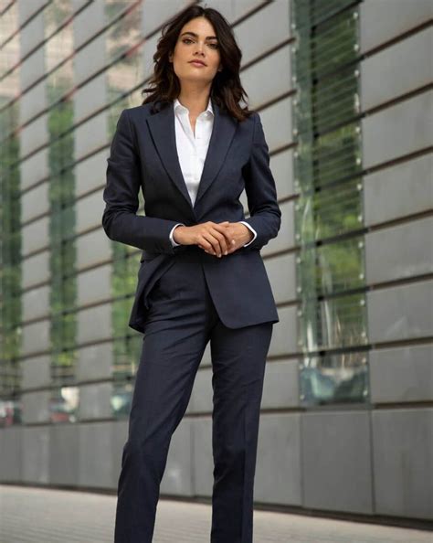 Silver And Navy Blue No Lapels Suit Set Sumissura