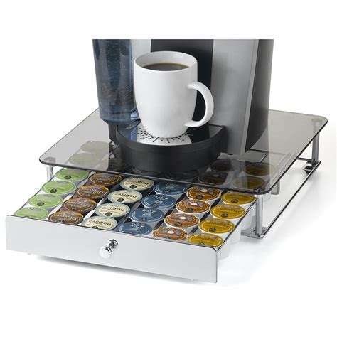 Nifty Keurig Brewed Glass Top K Cup Rolling Drawer Only 13 79 On Amazon Common Sense With Money