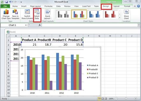 Create A Chart In Microsoft Excel Create A Chart In Microsoft Excel