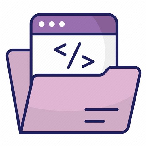 coding folder programming document doc archive icon download on