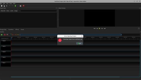 Nonetype Has No Attribute Get · Issue 4804 · Openshot Openshot Qt
