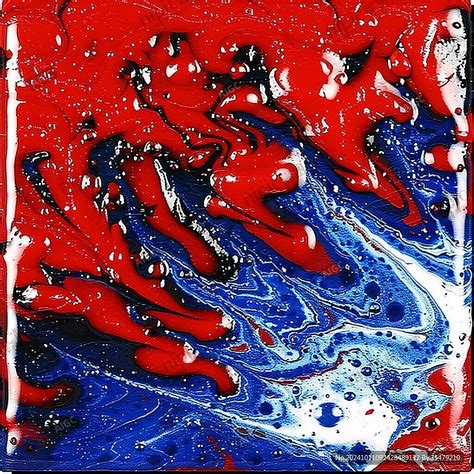 Ai创作图流体画图片 流彩流体浇筑画 流体流彩装饰画 蓝色红色涂液 丙烯流体画 流彩画流体画 流彩流体画 流体画丙烯画 泼墨机理装饰画 蓝色流体创意抽象画 流动纹理颜料画 熔浆立体画 液态流体
