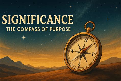 Significance The Compass Of Purpose