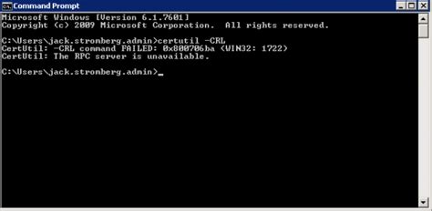 Enterprise Pki Cdp Location 1 Expired Jack Stromberg