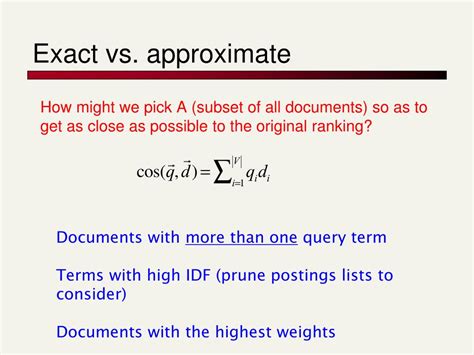 Ppt Accelerating Tf Idf For Efficient Document Ranking Powerpoint