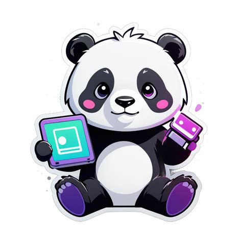 I Made An Ai Sticker Of A Panda Programmer