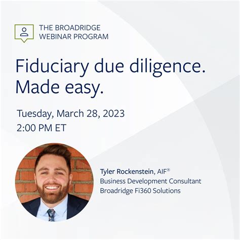 Scott Andersen On Linkedin Fiduciary Due Diligence Made Easy