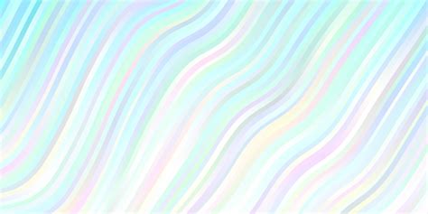Light Blue Vector Template With Wry Lines Illustration In Abstract Style With Gradient Curved