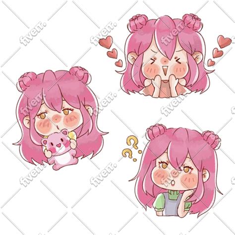 Draw Cute Chibi Characters By Liyacri Fiverr