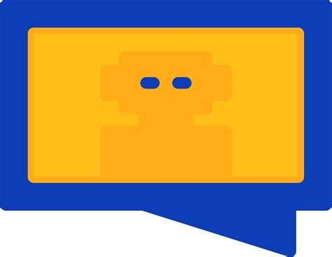 Chatbot Flat Two Color Icon 39487048 Vector Art At Vecteezy
