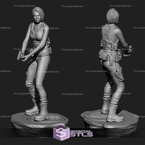Jill Valentine 3d Model Standing Specialstl