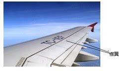 飞机机翼初看好像是一个整体 实际上是由几部分组成的 如图．它的襟翼可以绕轴向后下方 后上方偏转．飞行员在飞机上升 平稳飞行 下降和着陆减速等过程中 是通过操纵杆改变襟翼的弯曲度来改变飞机的升力