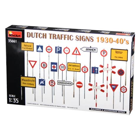 MiniArt 35661 1 35 Dutch Traffic Signs 30 40S Redipak