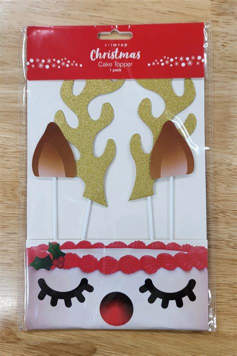 Xmas Theme Cake Topper Assorted Designs The Cake Mixer