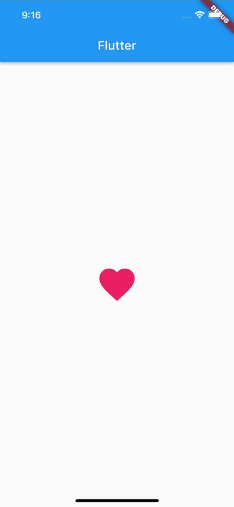 FlutterIconButtonの使い方アイコン型ボタンを実装