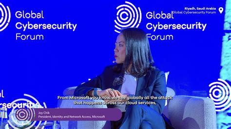 Global Cybersecurity Forum On Linkedin Joy Chik