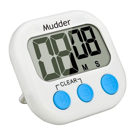 Mudder Magnetic Digital Kitchen Timer With Large Lcd Display