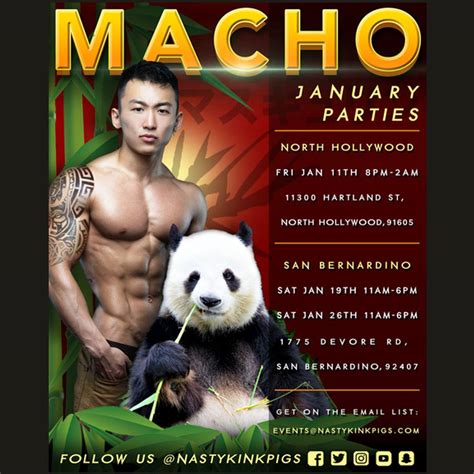 Wicked Gay Parties Macho A Bareback And Safe Sex Party Hosted By